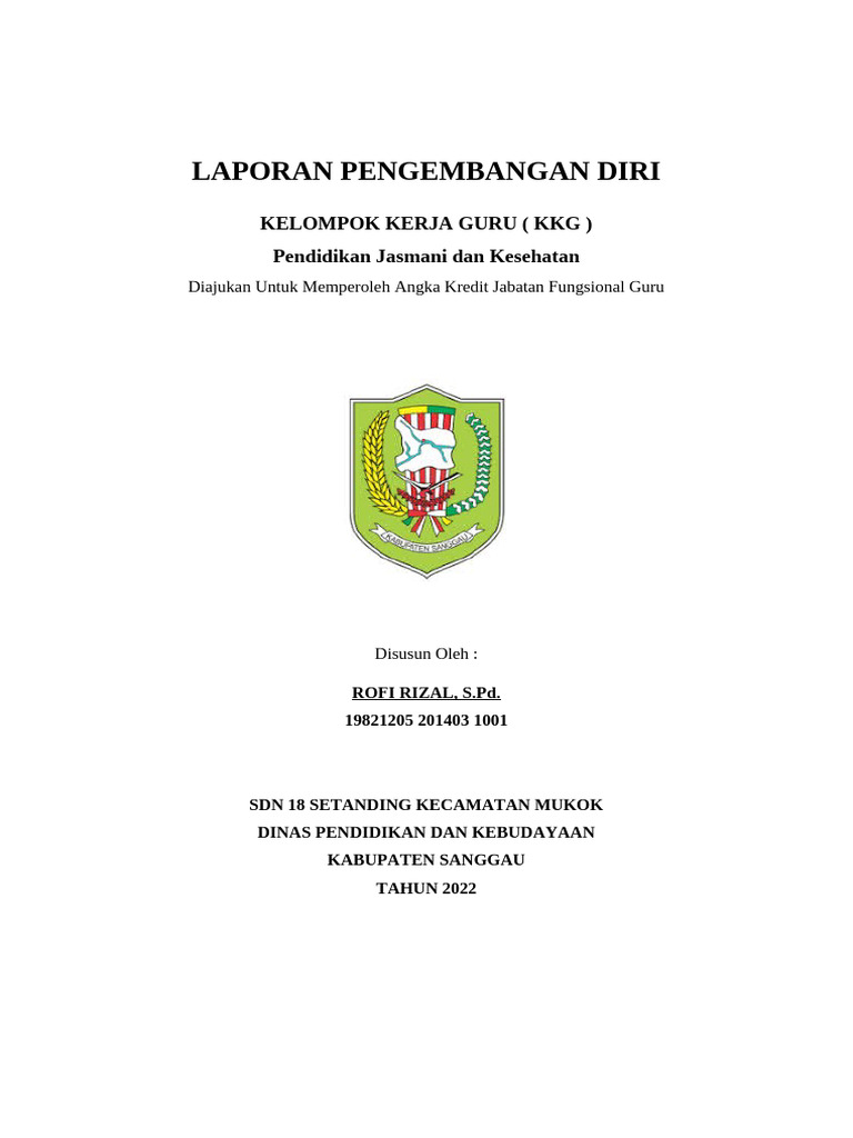Laporan Pengembangan Diri 4 | PDF