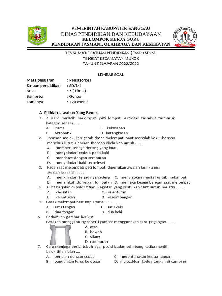 UTS KELAS 5 SEMSTER 2 | PDF