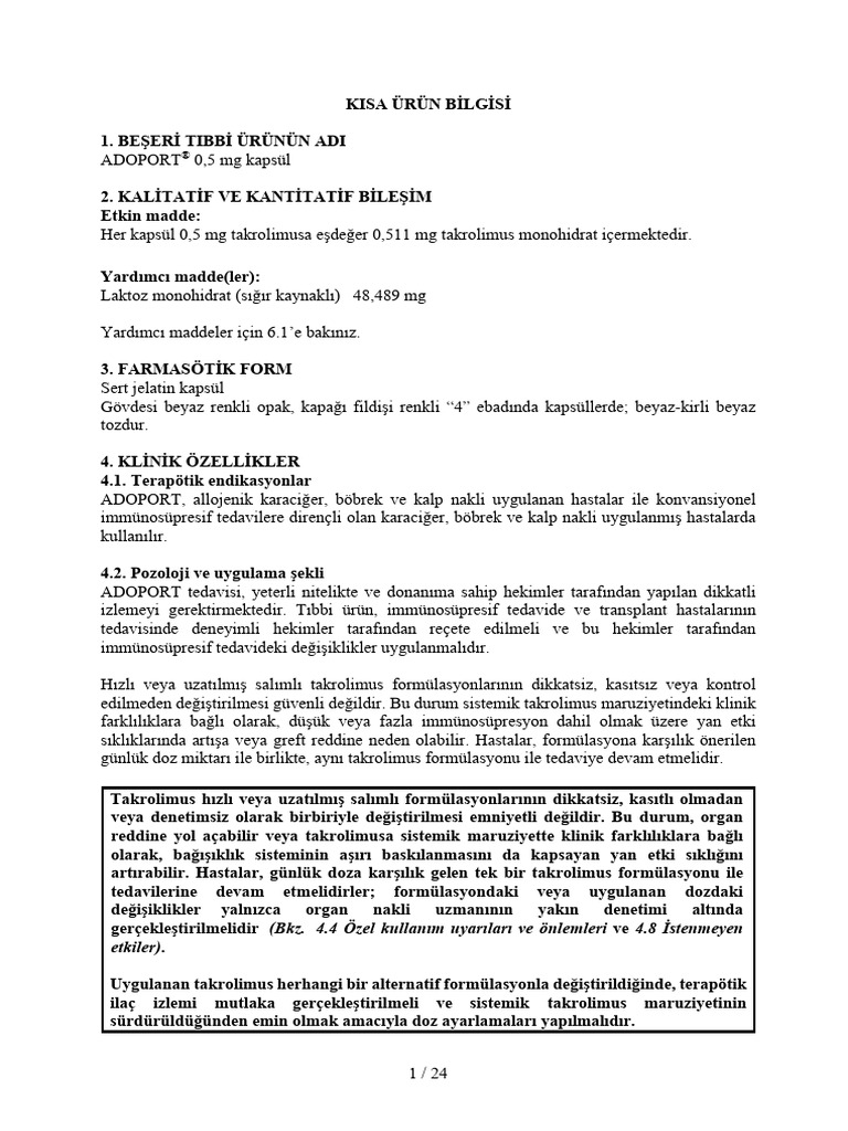 004 Adoport 0.5 MG KUBtemiz | PDF