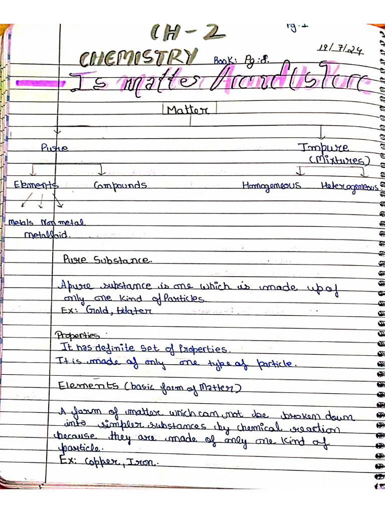 Chemistry notes | PDF