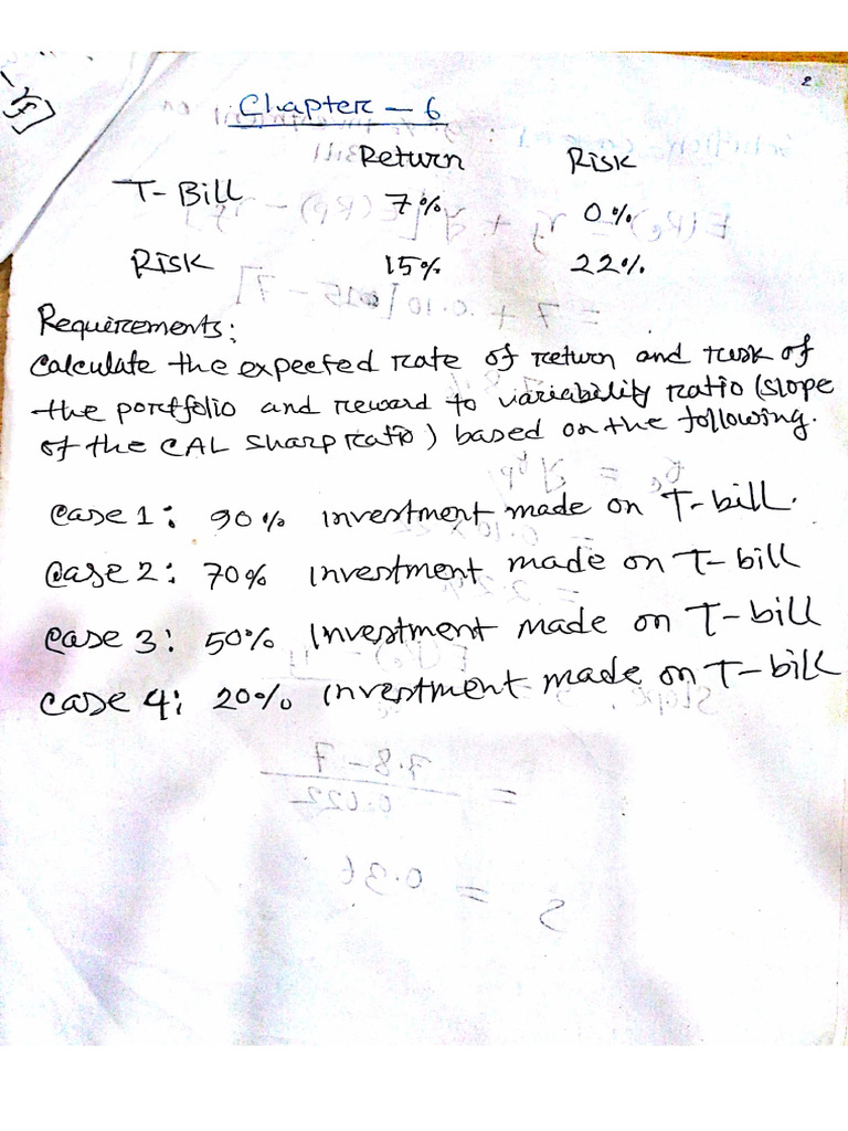 All Maths of Portfolio Management | PDF
