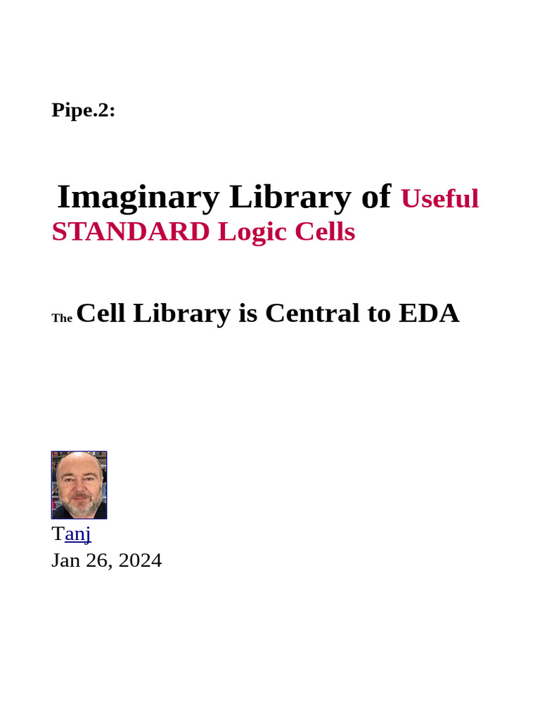 Imaginary Library of Useful STANDARD Logic Cells 1720790601 | PDF