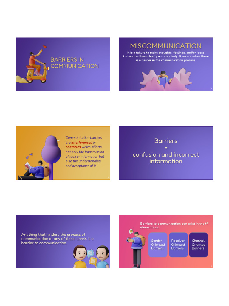 Barriers in Communication | PDF