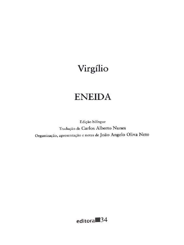 Eneida VI - Trad. Carlos Alberto Nunes | PDF