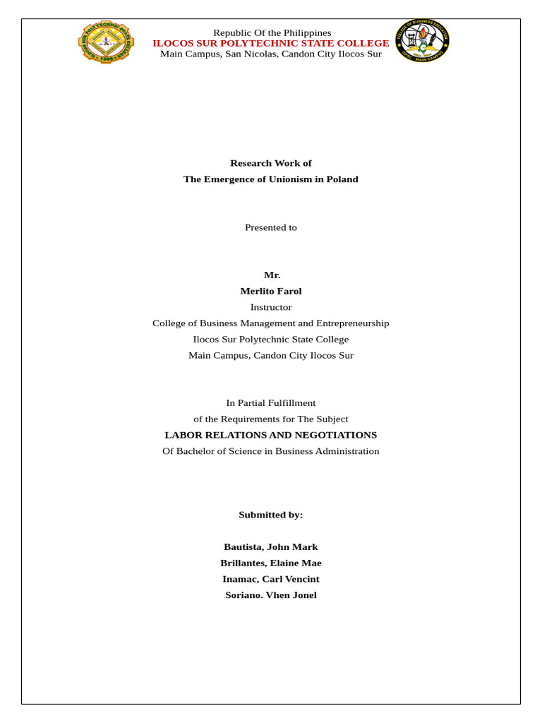 Labor Relations | PDF