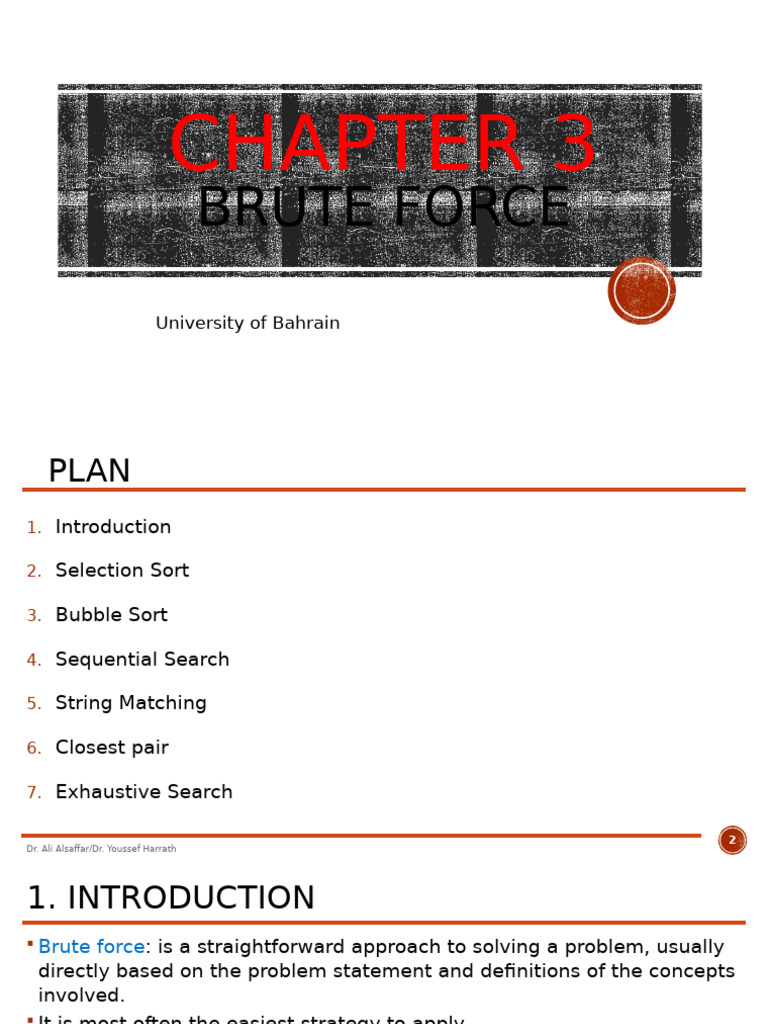 Chapter 3-Brute Force v2 | PDF