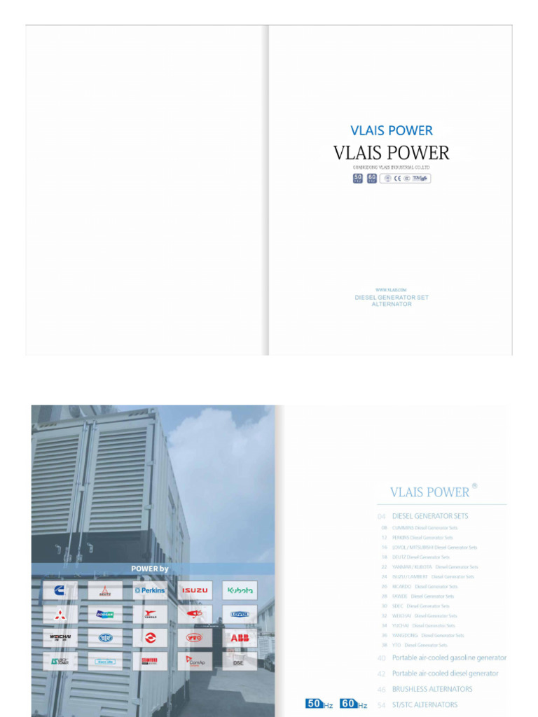 VLAIS Diesel Generator Catalog | PDF