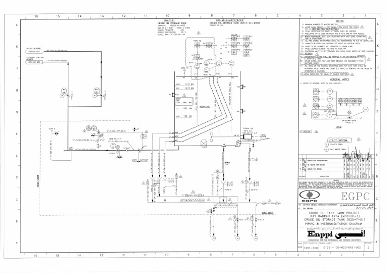 1251-100-020-Kke-002 Rev-2 Crude Oil Storage Tank (020-T-01) P&id (Ras ...