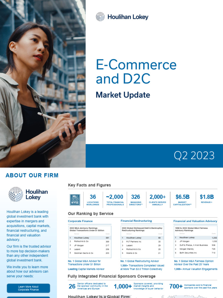 CFR e Commerce and d2c Market Update q2 2023 | PDF