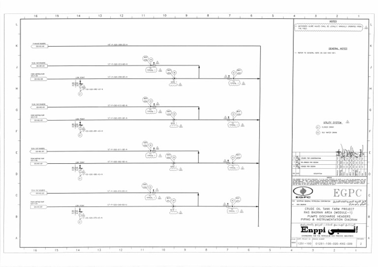 1251-100-020-Kke-009 Rev-2 Pumps Discharge Headers P&id (Ras Badran ...