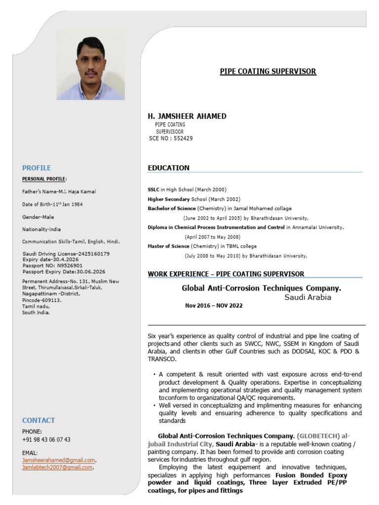 Coating Supervisor | PDF