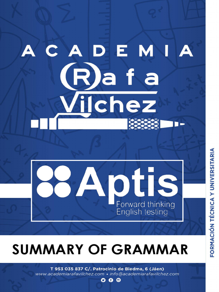 Libro Aptis Academia Rafa Vilchez | PDF