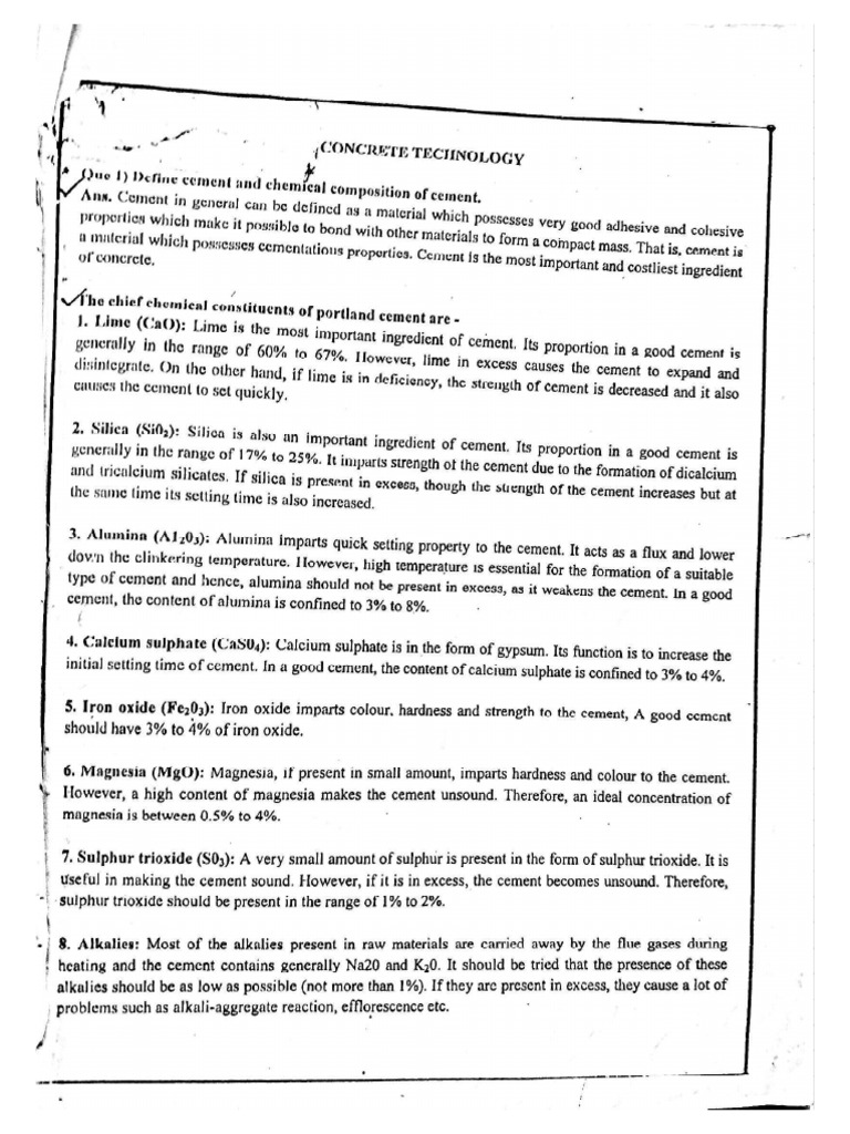 Unit I - Question Answer Notes | PDF