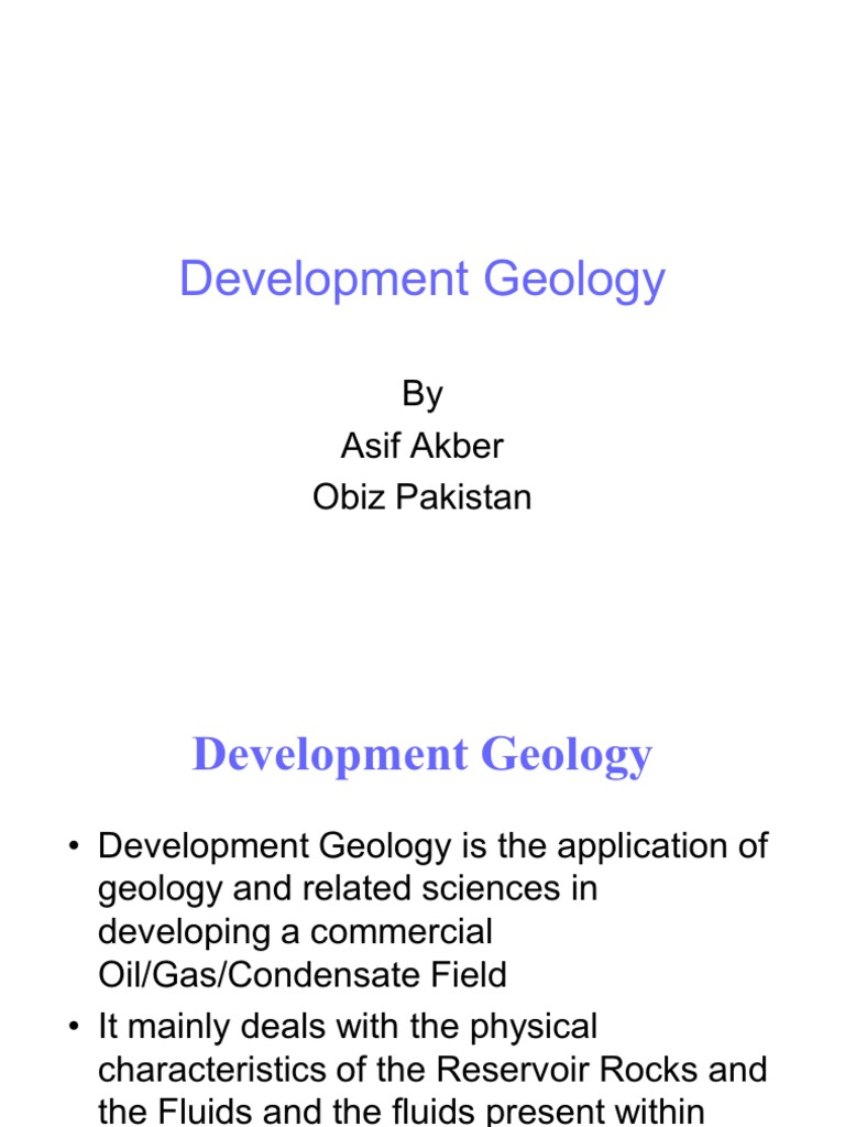 Development Geology Overview | PDF | Petroleum Reservoir | Porosity
