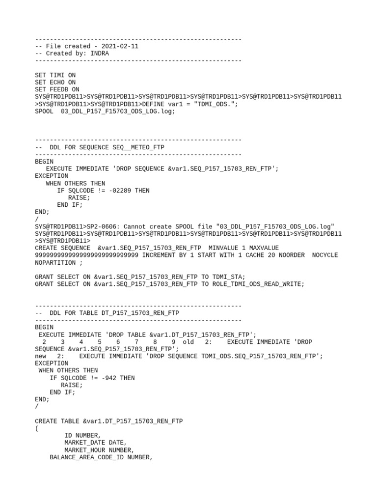 03 Ddl P157 F15703 Ods Log Pdf