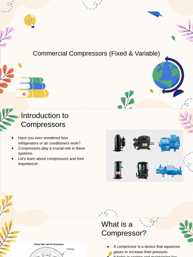 Intro to Commercial Compressors | PDF | Refrigerator | Technology ...