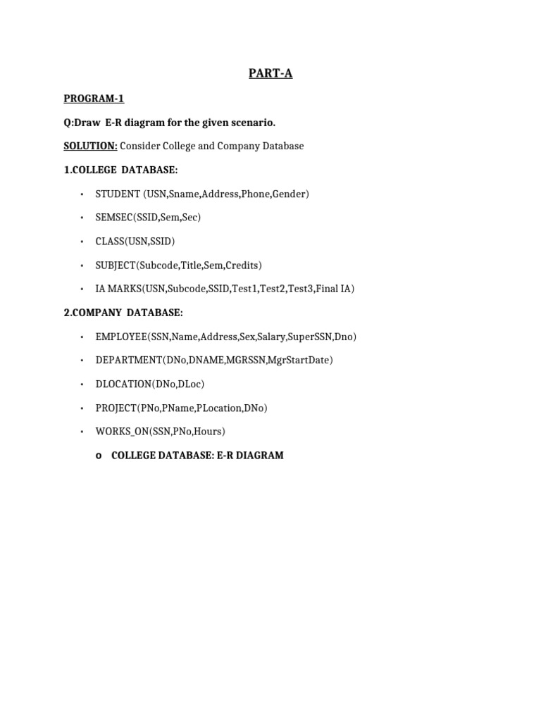 DBMS PART A 2023 | PDF