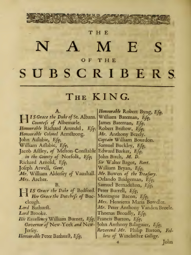 Names of subscribers | PDF