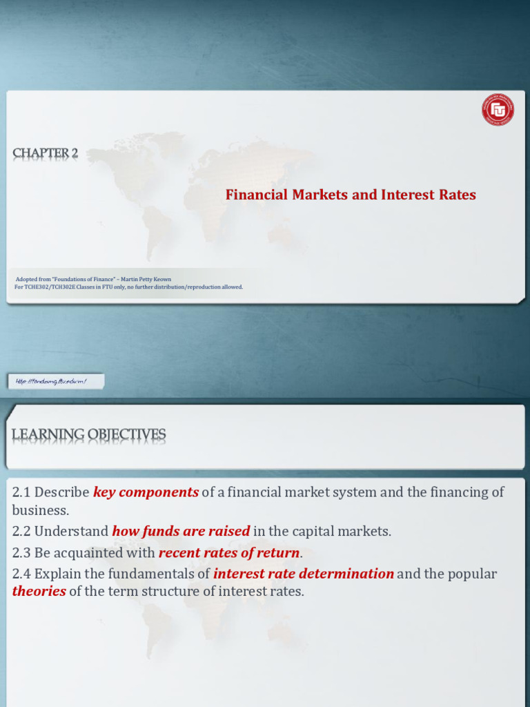 C2 - Financial Markets & IRs | PDF | Interest | Securities (Finance)
