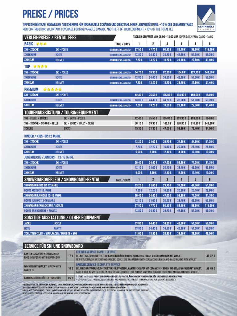 Preisliste Fliesenleger Pdf