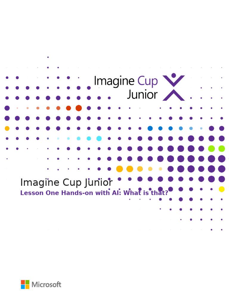 Lesson 1 Hands-On With AI. What Is That | PDF