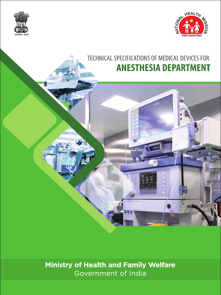 Technical Specifications of Medical Devices For Anesthesia Department | PDF