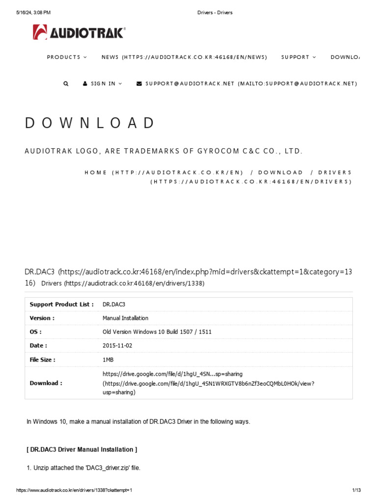 USB Audio Drivers Installation and Config | PDF