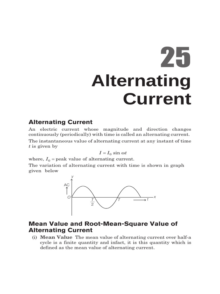 Alternating Current | PDF