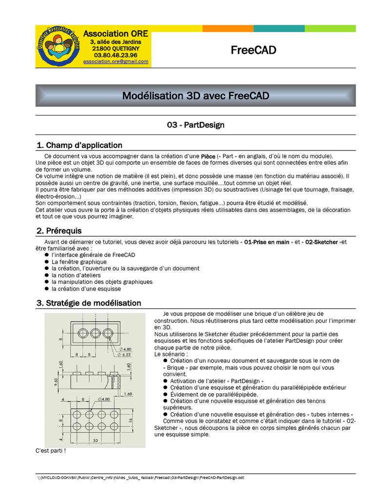 FreeCAD PartDesign | PDF