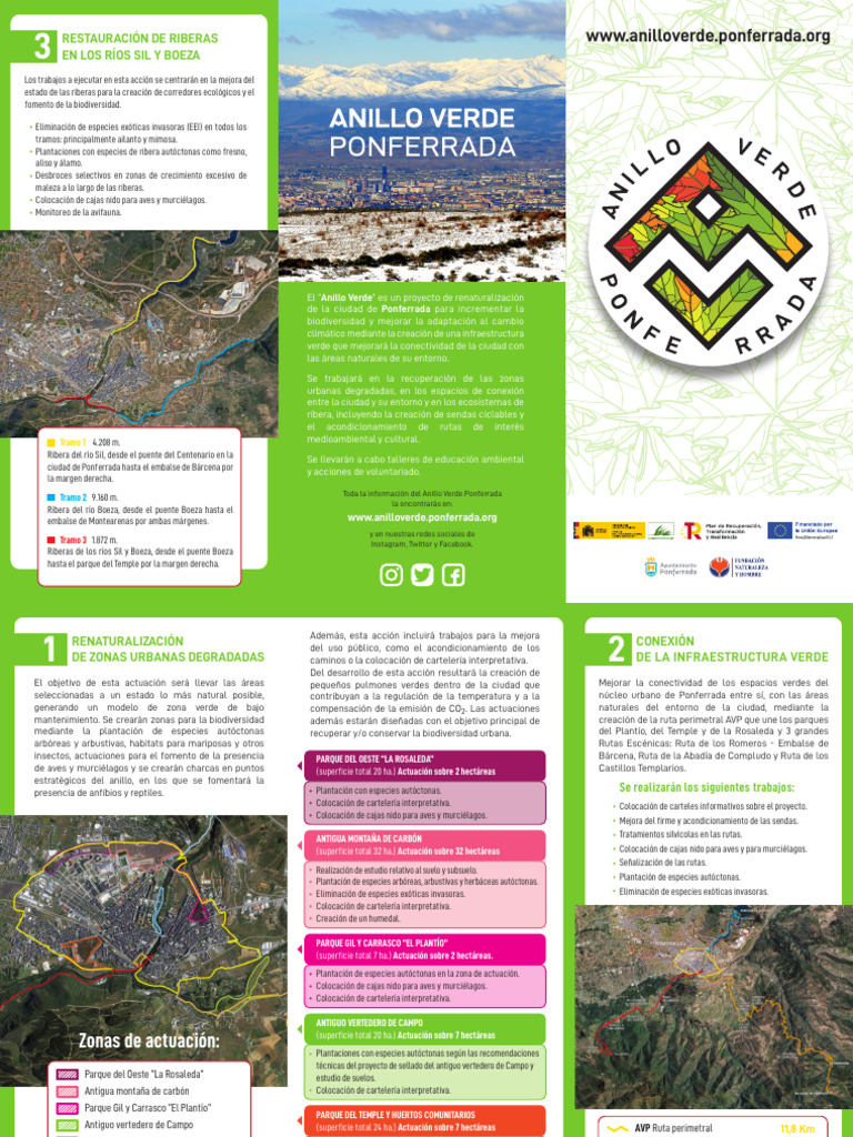 Folleto Anillo Verde Ponferrada | PDF