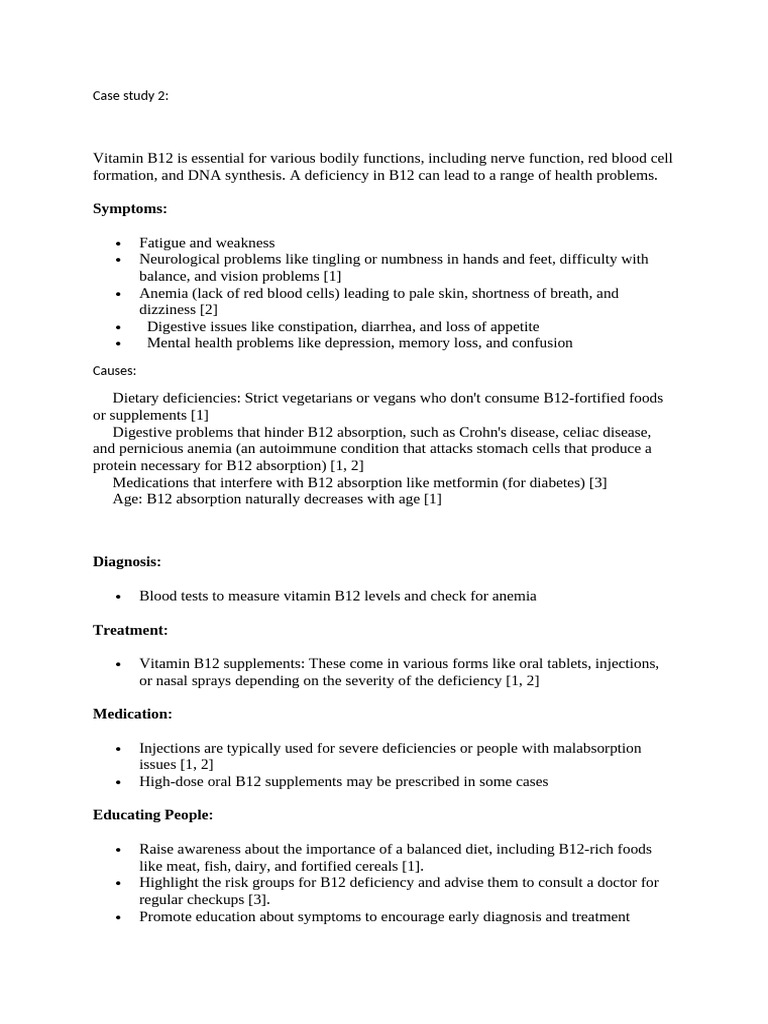 Case study 2 | PDF Case study 2 | PDF