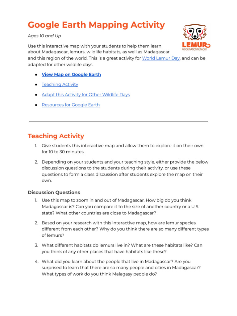 LCN Google Earth Mapping Activity Madagascar - 240719 - 005021 | PDF