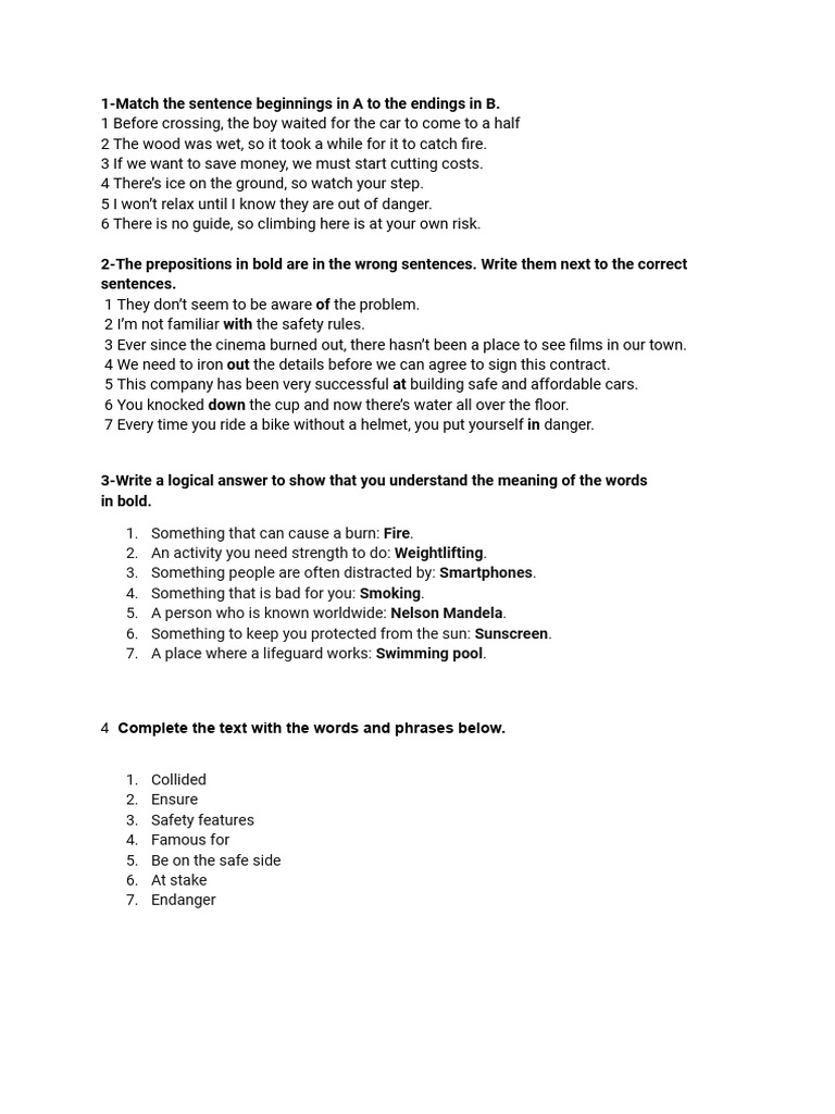 More Practise 2 | PDF