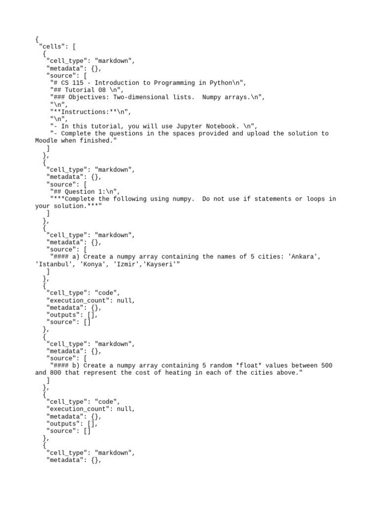 Tutorial09 Questions Ipynb Pdf