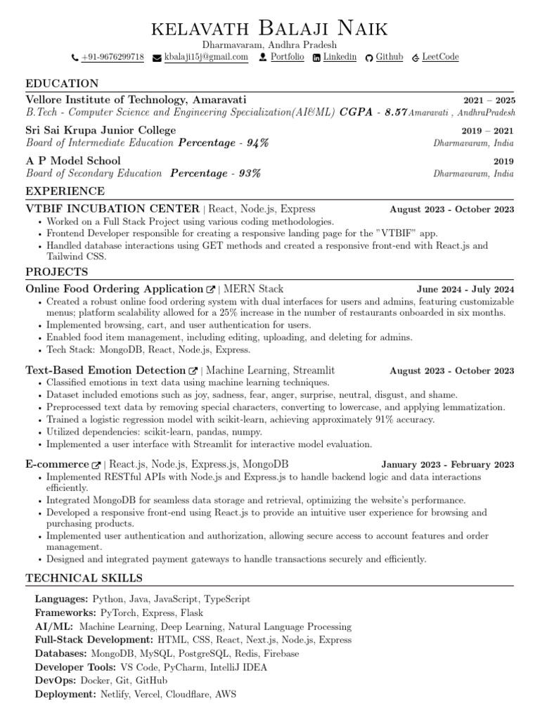 Kelavath Balaji Naik - Yikk | PDF | Machine Learning | Artificial Intelligence