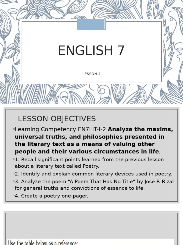 English 7-L4 | PDF