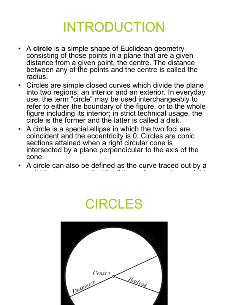 Circle Maths | PDF