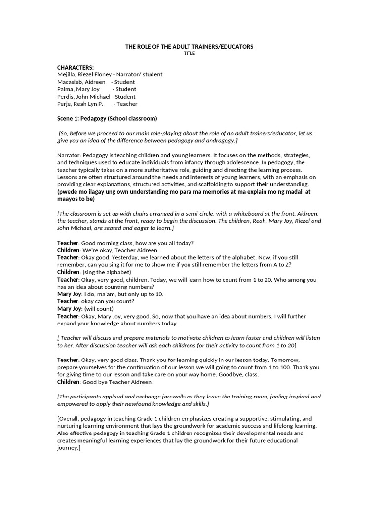 Script.-EDUC-5 | PDF