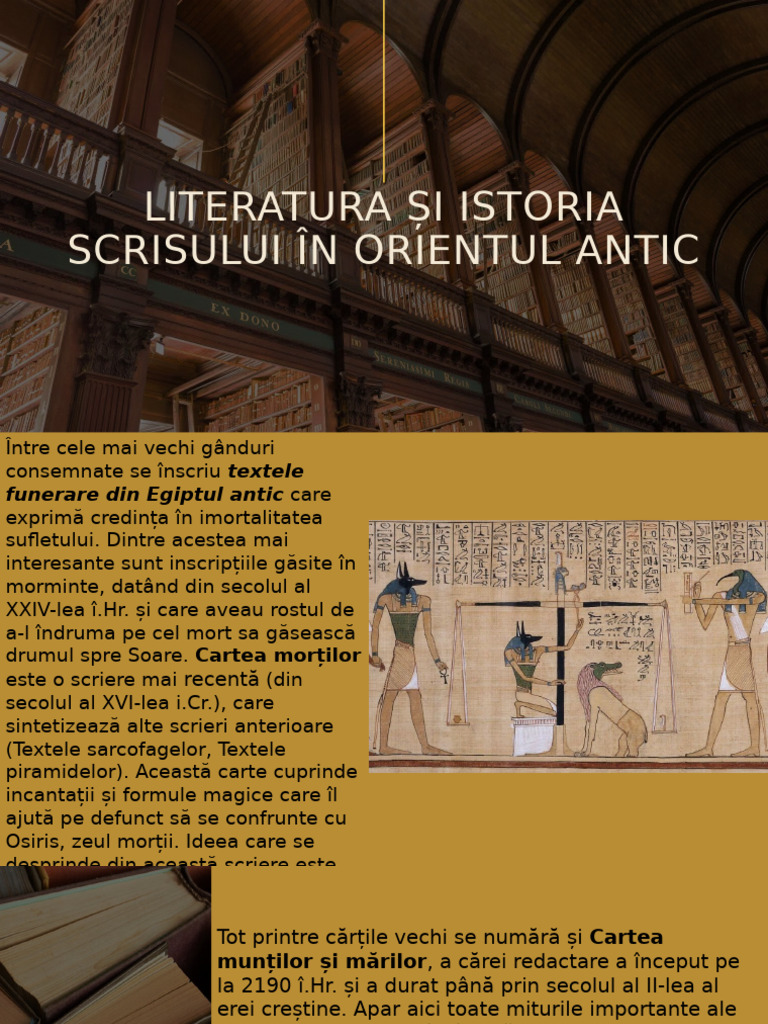 Literatura În Orientul Antic | PDF