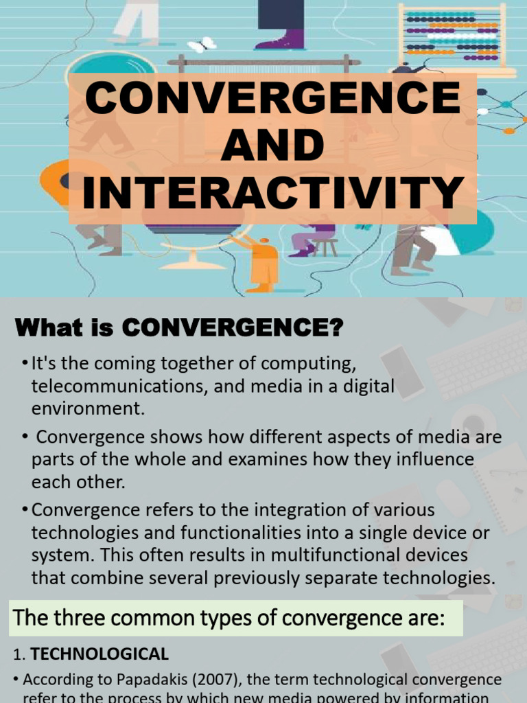 Chapter 1 C Convergence and Interactivity PDF | PDF