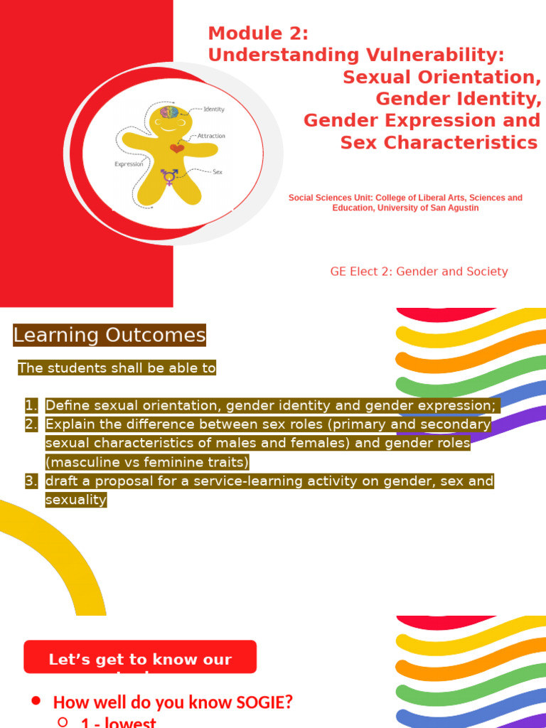 Module 2 Understanding Sex And Gender Pdf