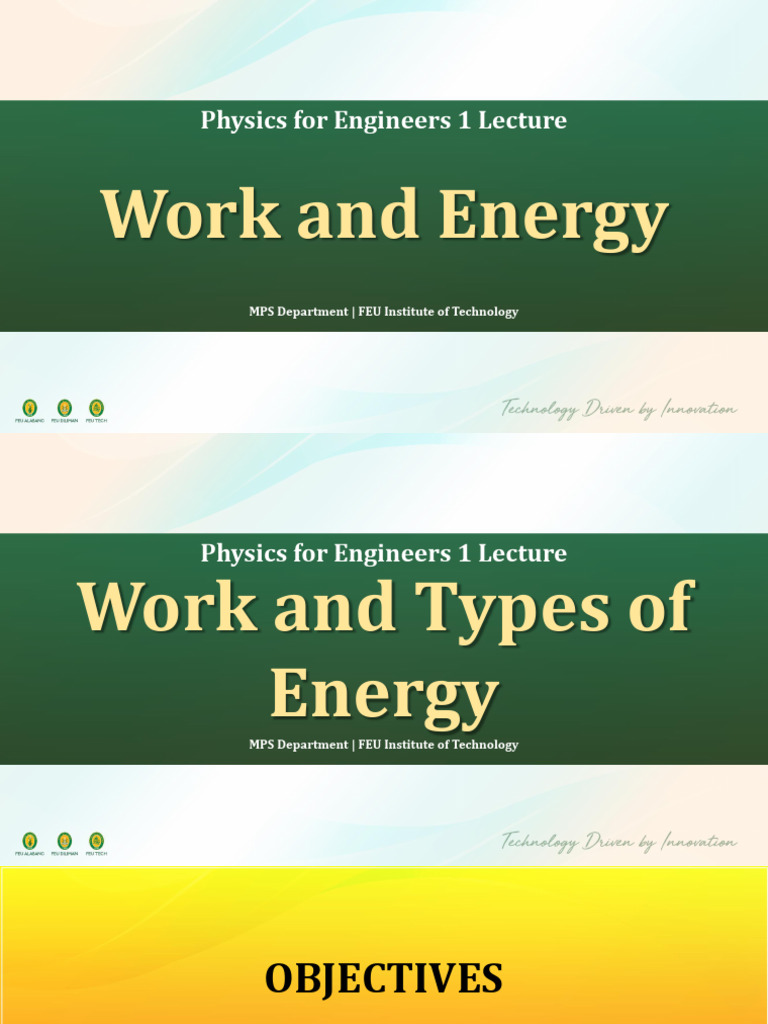 [M6-MAIN] Work, Energy, Power | PDF