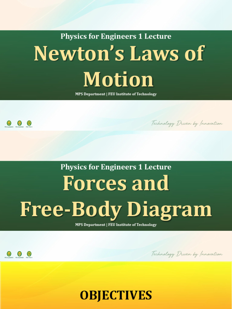 (M4-MAIN) Newton's Laws of Motion | PDF | Force | Inertia