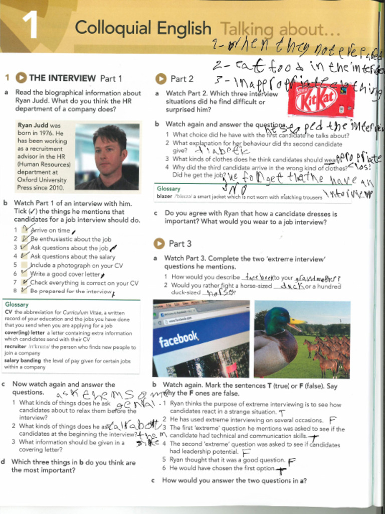 Colloquial English - Talking About Getting A Job | PDF