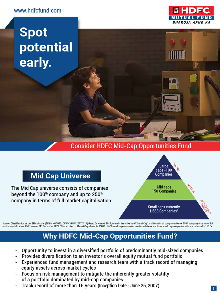 Leaflet - HDFC Mid Cap Opportunities Fund | PDF