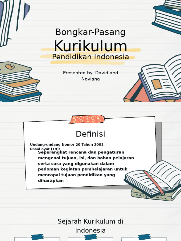 Bongkar-Pasang Kurikulum Pendidikan Di Indonesia | PDF