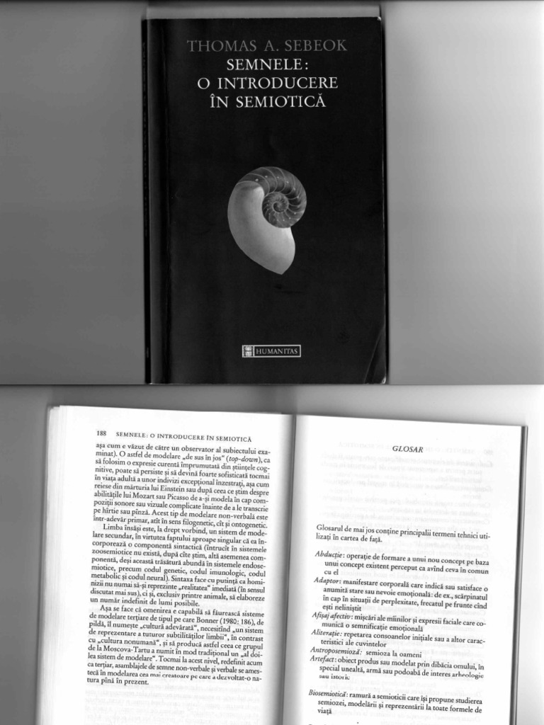 Semnele - O Introducere in Semiotica - Thomas Sebeok | PDF