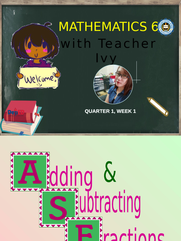 Addition and Subtraction of Fractions | PDF