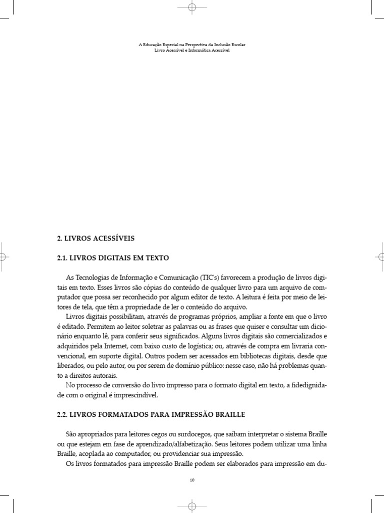 C3 - Livro e Informática Acessível - MEC | PDF