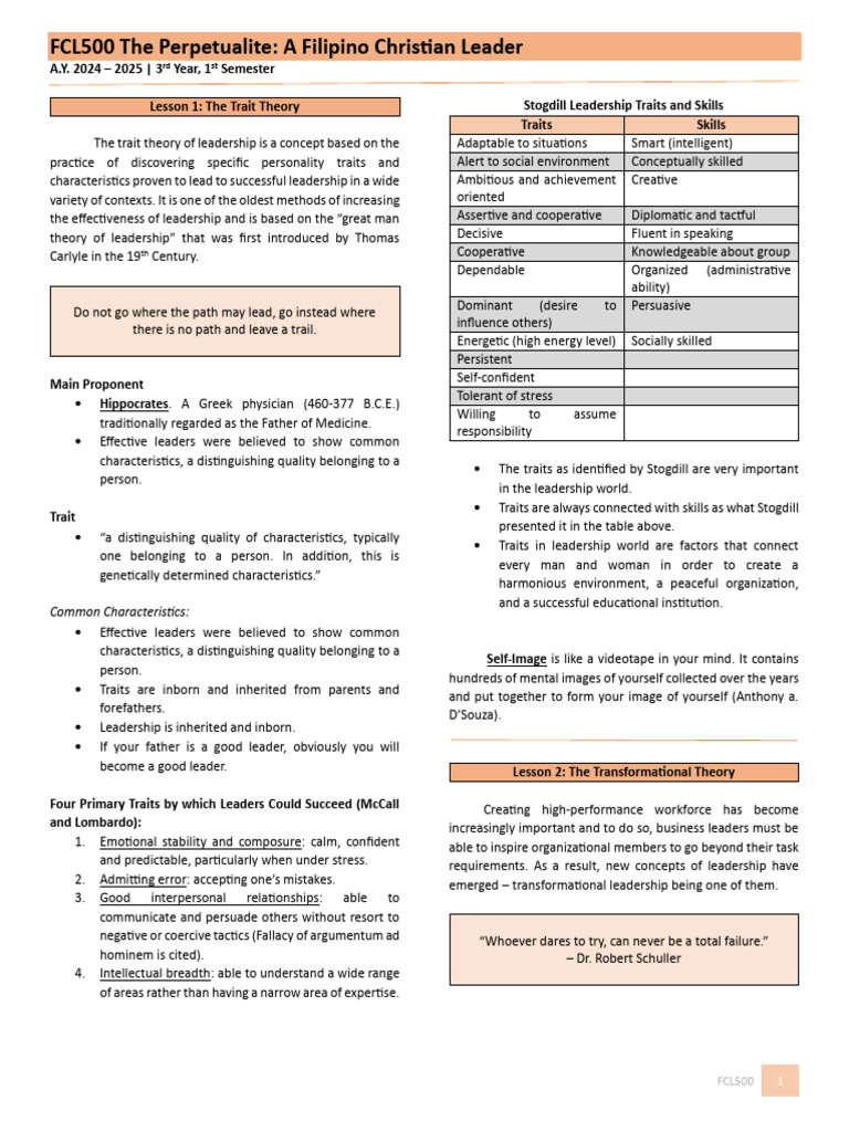 FCL Prelim 3 1 | PDF
